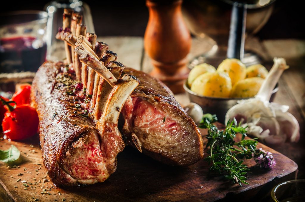 Rack de Cordero Horneado con Hierbas - En casa cocino yo