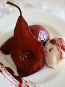 Peras en salsa de Jamaica - En casa cocino yo