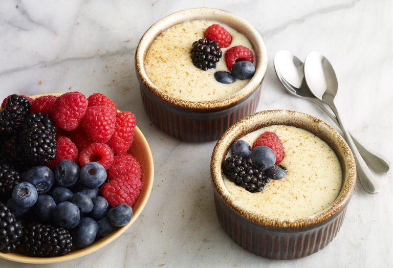 Natilla con frutas - En casa cocino yo